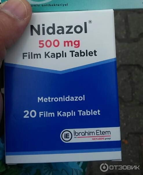 Отзыв о Препарат Ibrahim Etem "Nidazol" | Тот же самый Метронидазол ...