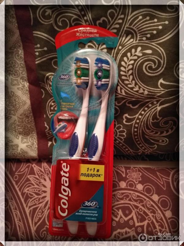 Отзыв о Зубная щетка Colgate 360 | Больно ею чистить