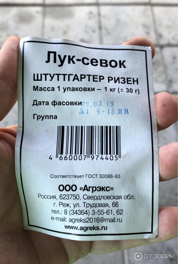 Отзыв о Лук-севок Нидерланды "Штуттгартер" | И для дома и для огорода