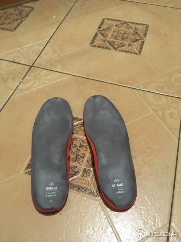 Отзыв о Спортивные ортопедические стельки Ortmann FORTIUS | в целом гуд