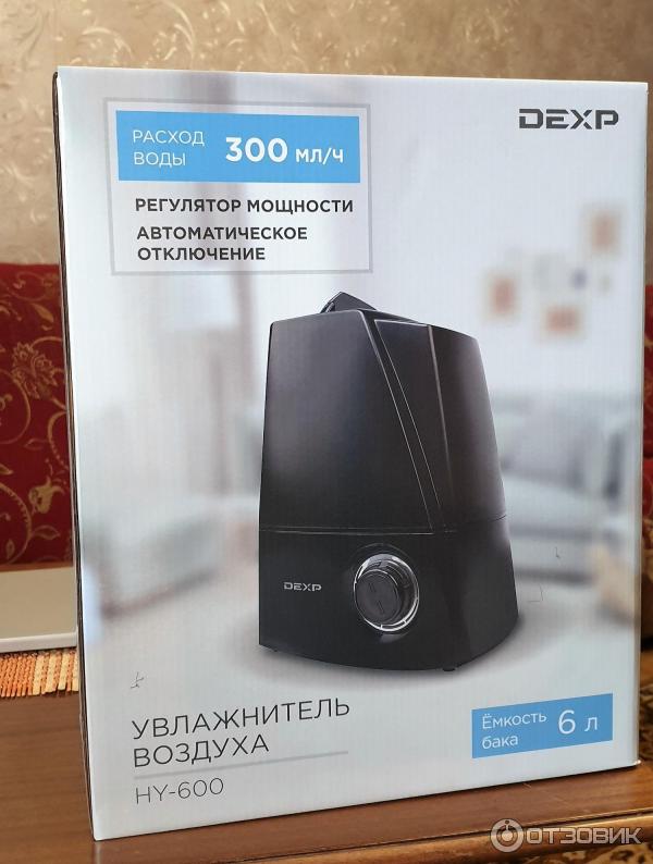 Отзыв о Увлажнитель воздуха Dexp HY-600 | Очень хорошо для своей цены