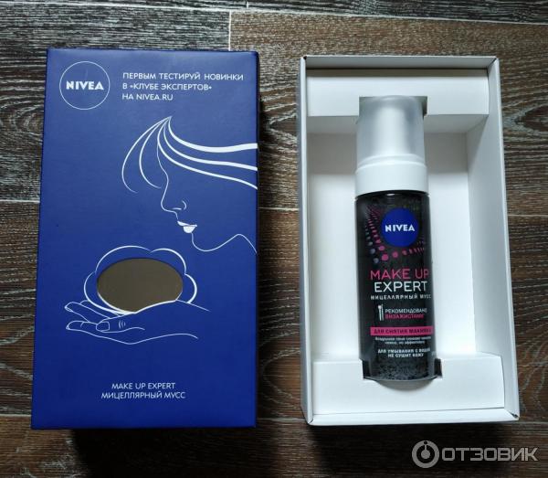 Отзыв о Мицеллярный мусс Nivea Make Up Expert | Одно движение- и от ...