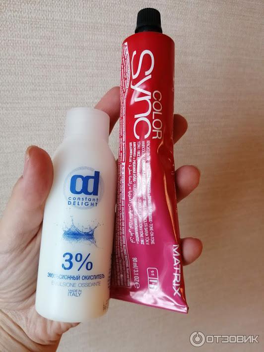 Отзыв о Крем-краска Matrix Color Sync без аммиака | Окрашивание ...