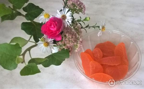 Отзыв о Мандариновые дольки Баян-сулу | Вкуснейший мармелад из Казахстана.